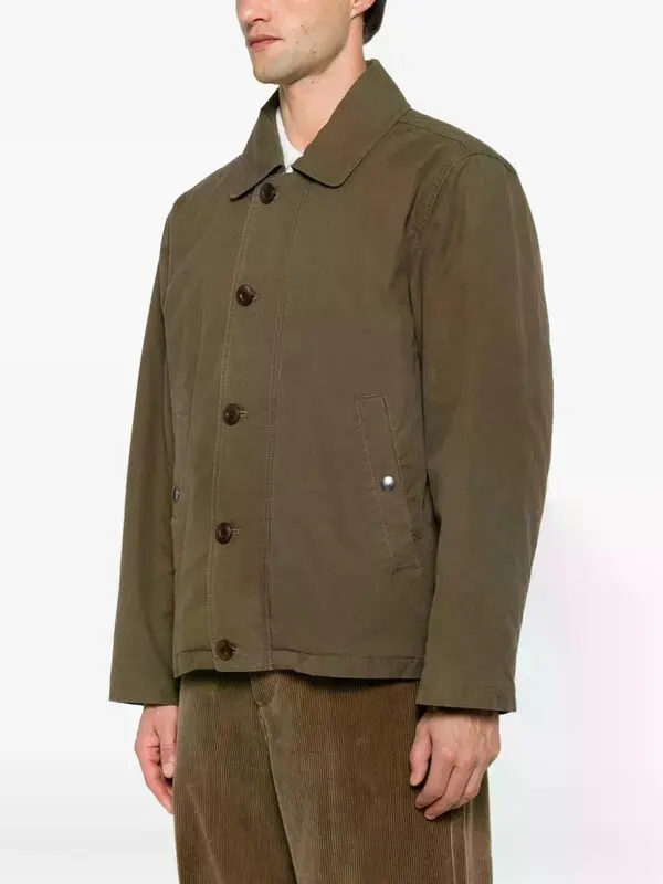 THE ROW Rafi Button-up Jacket - Green
