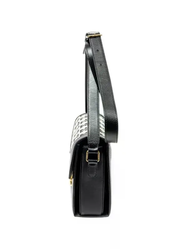 Celine Triomphe Embroidered Shoulder Bag