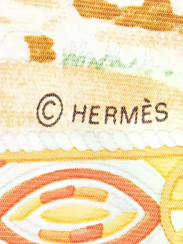 Hermès Printed Square Scarf