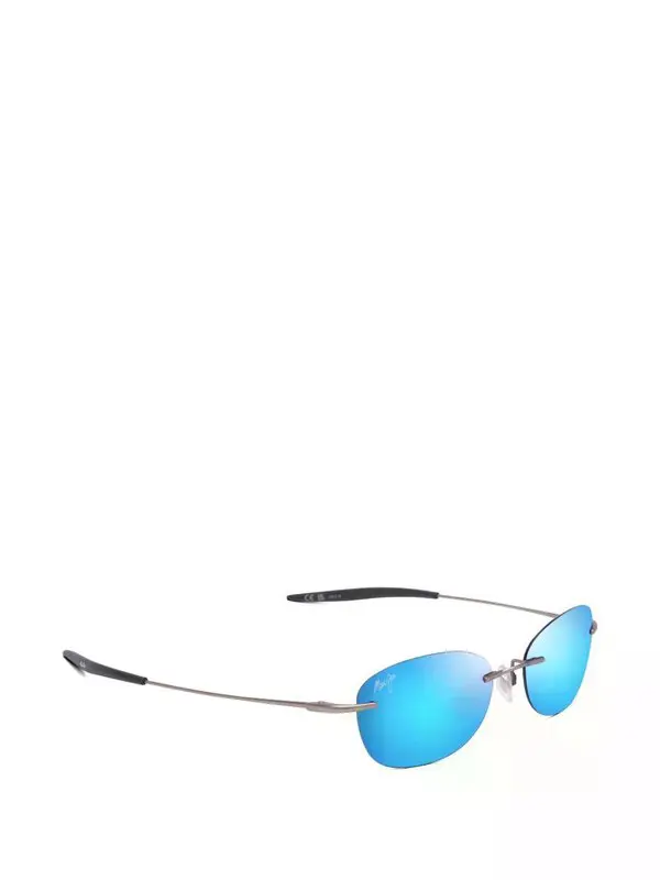 Maui Jim Kanaio Coast Oval-frame Sunglasses - Silver