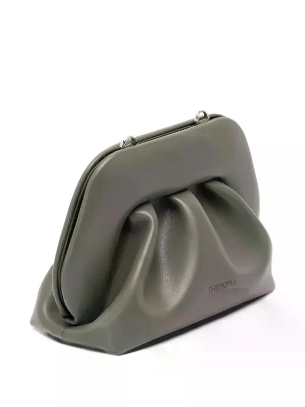 THEMOIRE Small Bios Ruched Clutch Bag