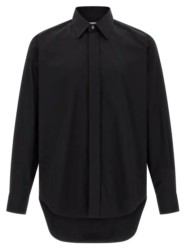 Alexander McQueen Logo Embroidery Shirt - Black
