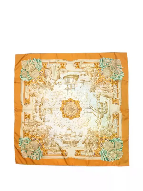 Hermès Azulejos Silk Scarf