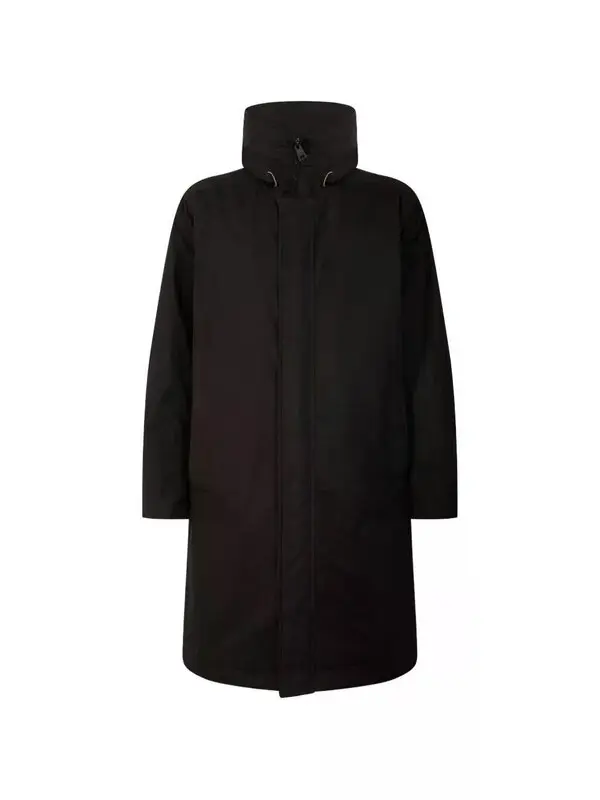 Herno Hooded Zip-up Parka - Black