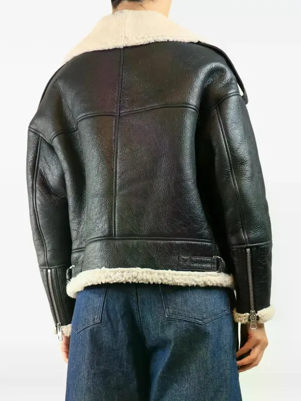 YVES SALOMON Shearling Biker Jacket