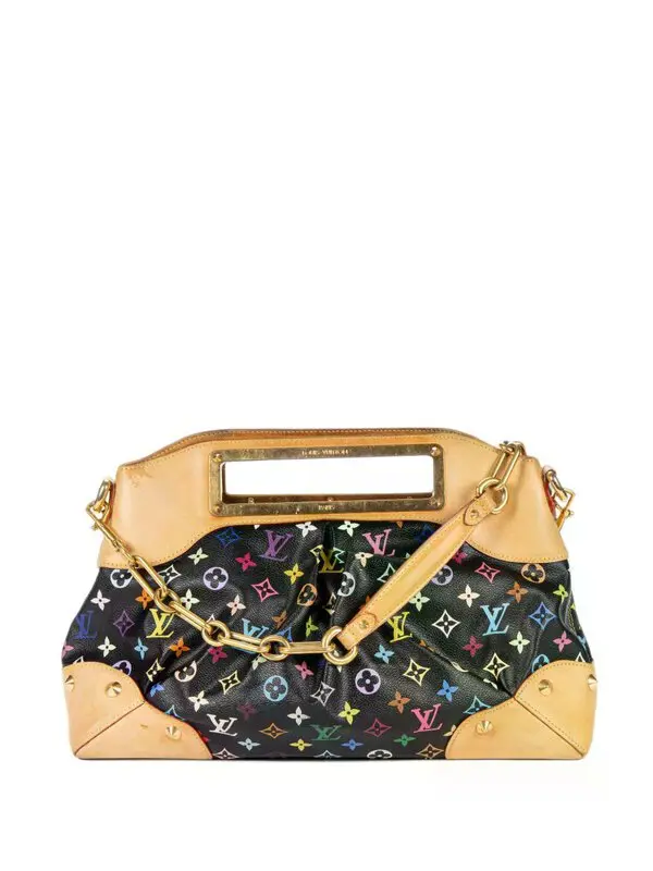 LOUIS VUITTON X Takashi Murakami Multicolore Judy Shoulder Bag - Black