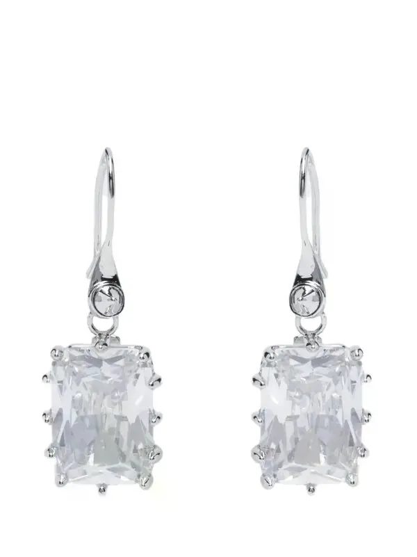 Eddie Borgo Rectangle Estate Drop Earrings - Silver