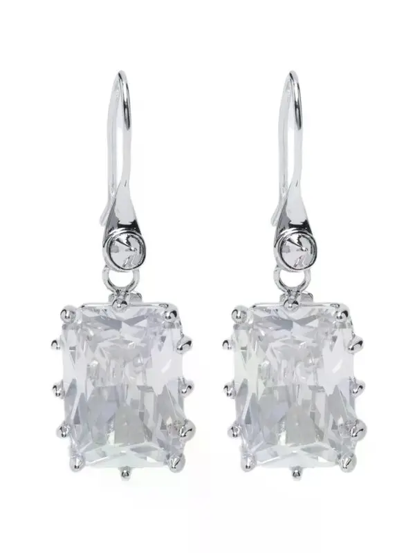 Eddie Borgo Rectangle Estate Drop Earrings - Silver