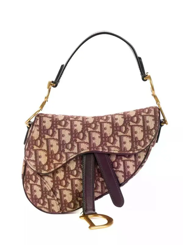 Dior Saddle Oblique Shoulder Bag - Red