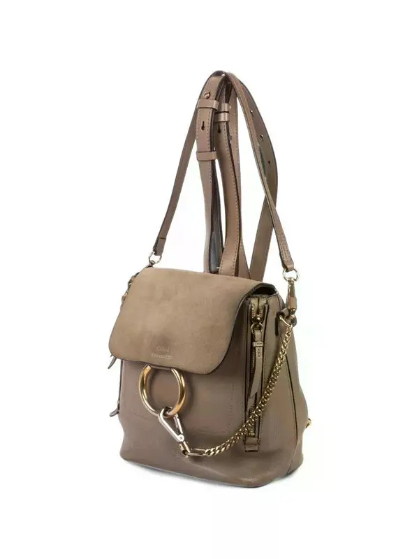 Chloé Small Faye Leather Backpack