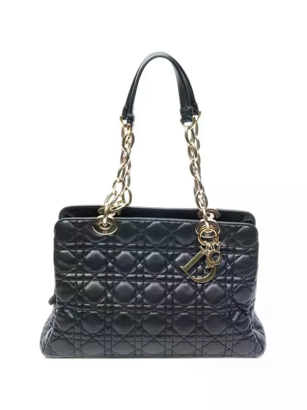 Dior Cannage Tote Bag - Black