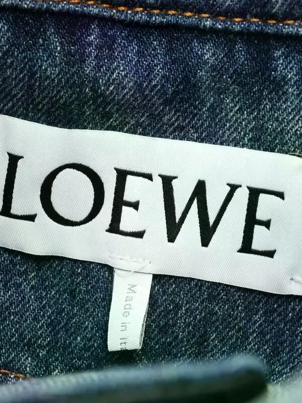 Loewe 2010s Zip-up Denim Jacket
