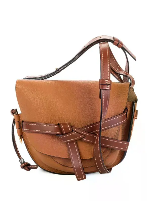 Loewe Gate Leather Belt Bag - Neutrals