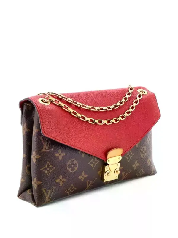 LOUIS VUITTON Pallas Chain Monogram Canvas And Calfskin Shoulder Bag