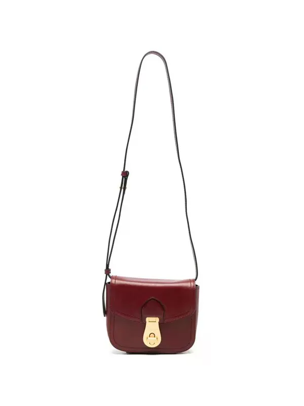 THE BRIDGE Leather Crossbody Bag - Red
