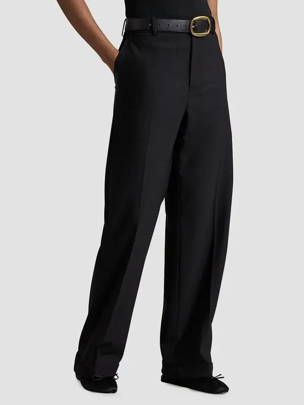Polo Ralph Lauren Wool Faille Straight-leg Trousers