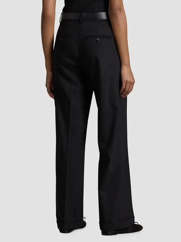 Polo Ralph Lauren Wool Faille Straight-leg Trousers