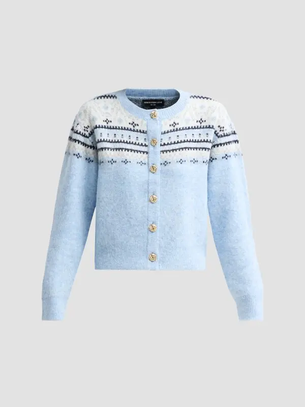 Generation Love Hilda Fair Isle Cardigan