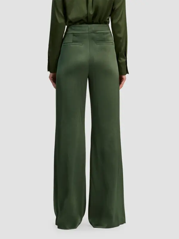 Alice + Olivia Dylan High-rise Wide-leg Pants