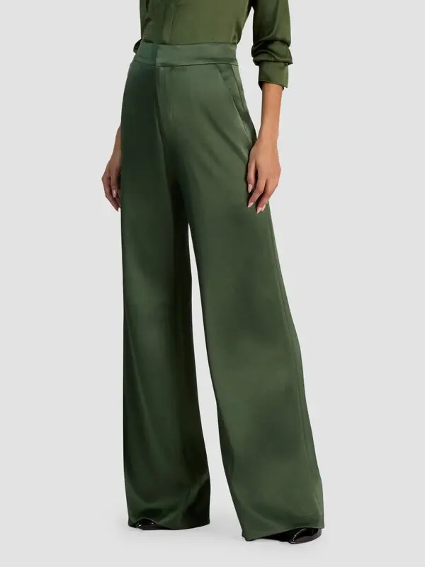 Alice + Olivia Dylan High-rise Wide-leg Pants