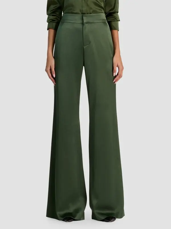 Alice + Olivia Dylan High-rise Wide-leg Pants