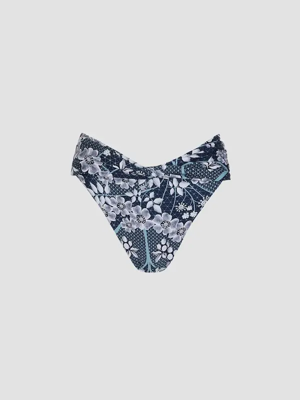 Agua Bendita Lily Glazia Embellished Bikini Bottom
