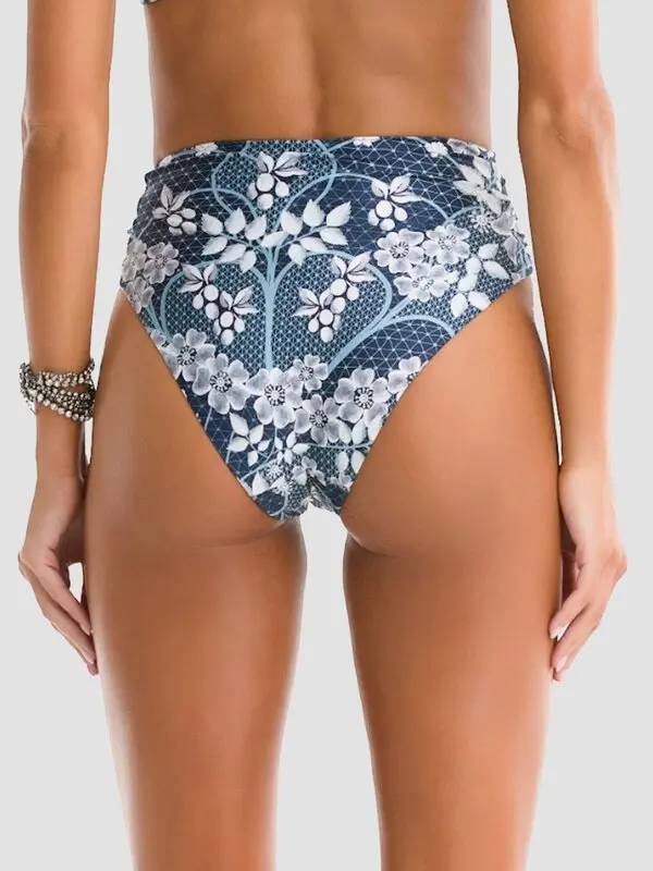 Agua Bendita Lily Glazia Embellished Bikini Bottom