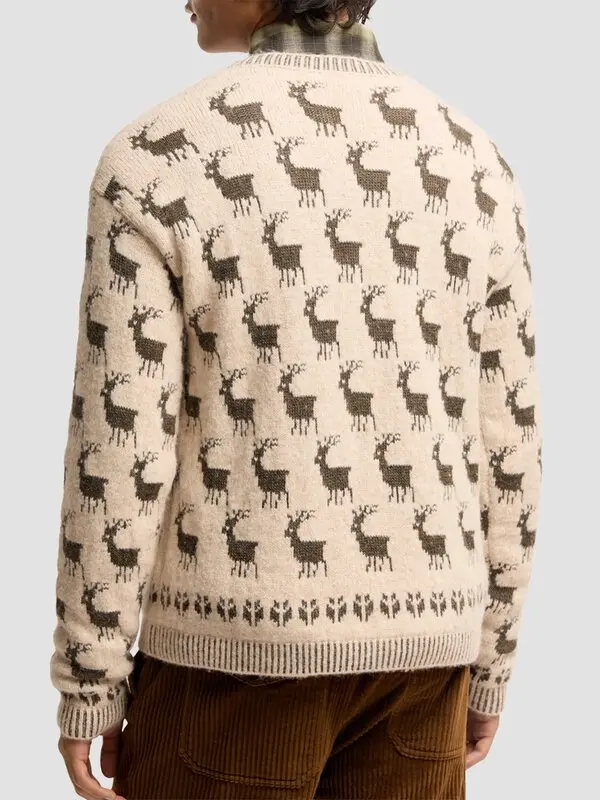 Moncler Sweater In Alpaca And Wool Blend
