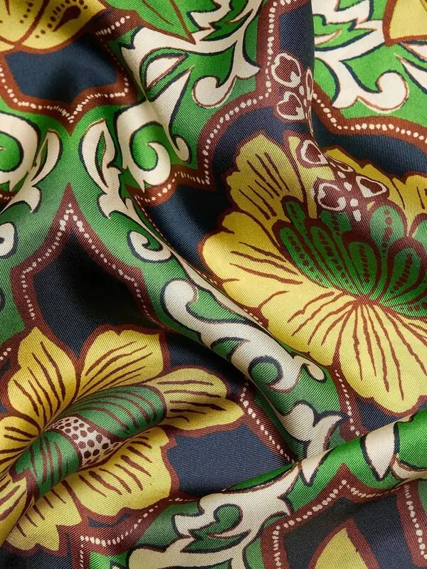 ALEMAIS Liana Silk Palazzo Pants