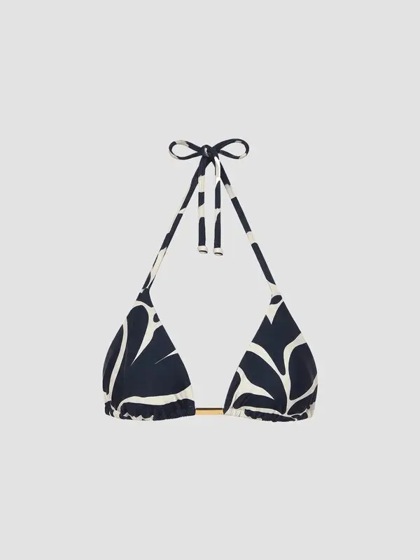 VIX PAULA HERMANNY Printed Triangle Bikini Top