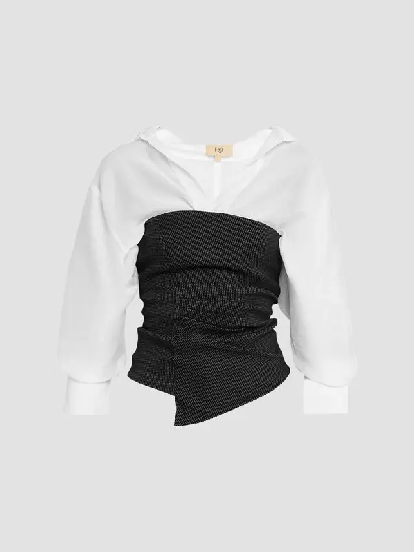 JBQ Ambria Layered Contrast Top