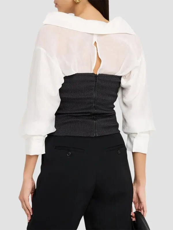 JBQ Ambria Layered Contrast Top