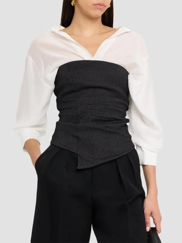 JBQ Ambria Layered Contrast Top