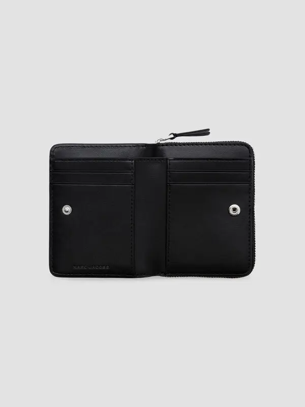 Marc Jacobs The Mini Cheetah Leather Compact Wallet