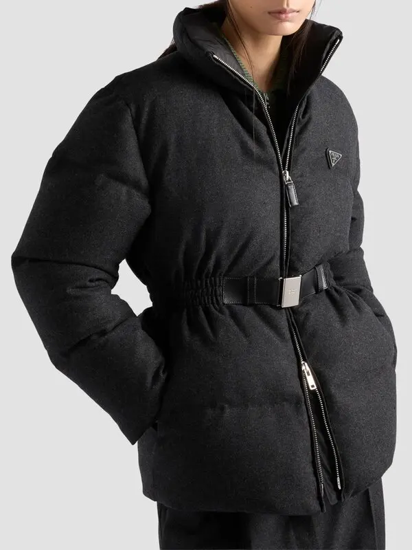 Prada Re-wool Down Jacket