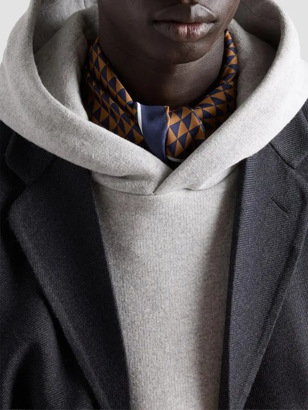 Prada Single-breasted Wool And Silk Coat
