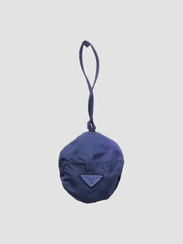 Prada Foldable Nylon Bucket Hat - Blue
