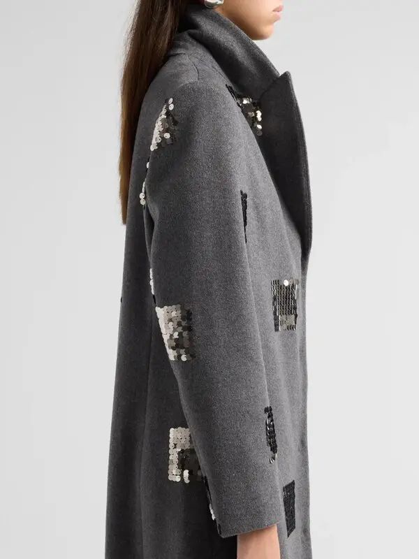 MILLY Wanda Sequin Coat