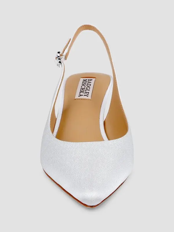 Badgley Mischka Ruthie 55mm Embellished-buckle Slingback Pumps