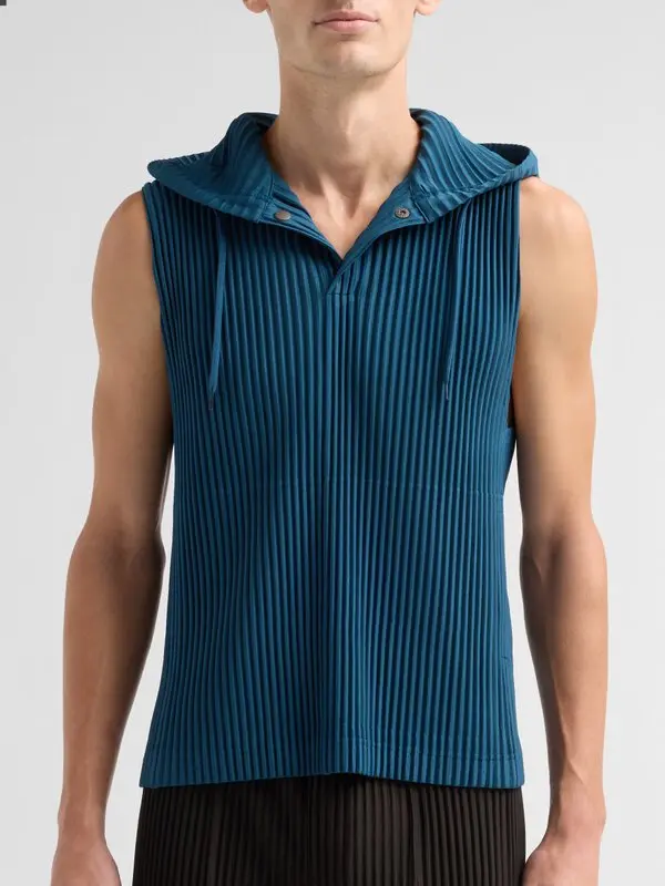 Issey Miyake Pleated Hooded Tank