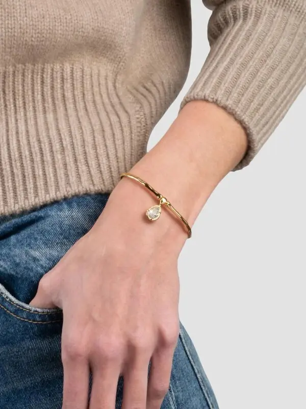 Alexis Bittar Asterales 14k--plated & Cubic Zirconia Cuff