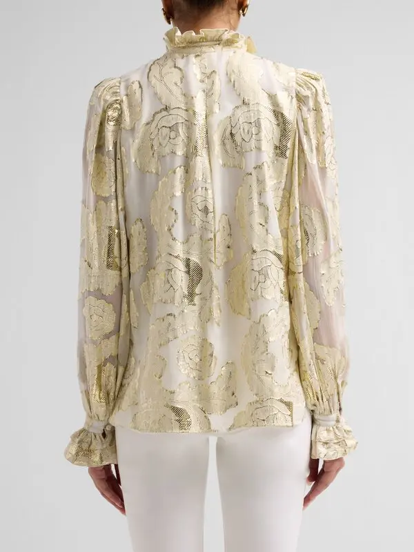 Kobi Halperin Niosha Jacquard Blouse