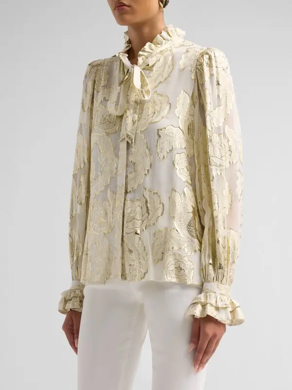 Kobi Halperin Niosha Jacquard Blouse