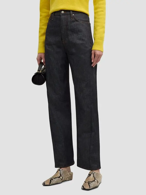 TOTEME Twisted Seam High-rise Jeans
