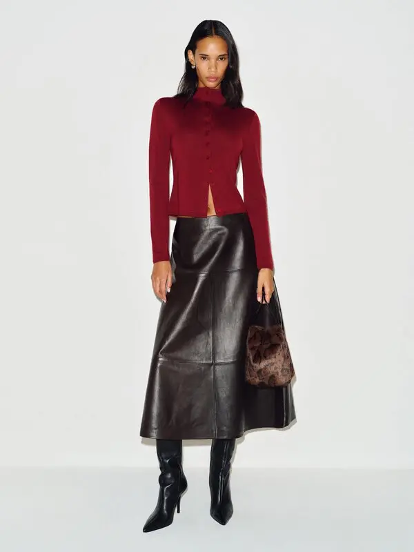 REFORMATION Veda Coco Skirt