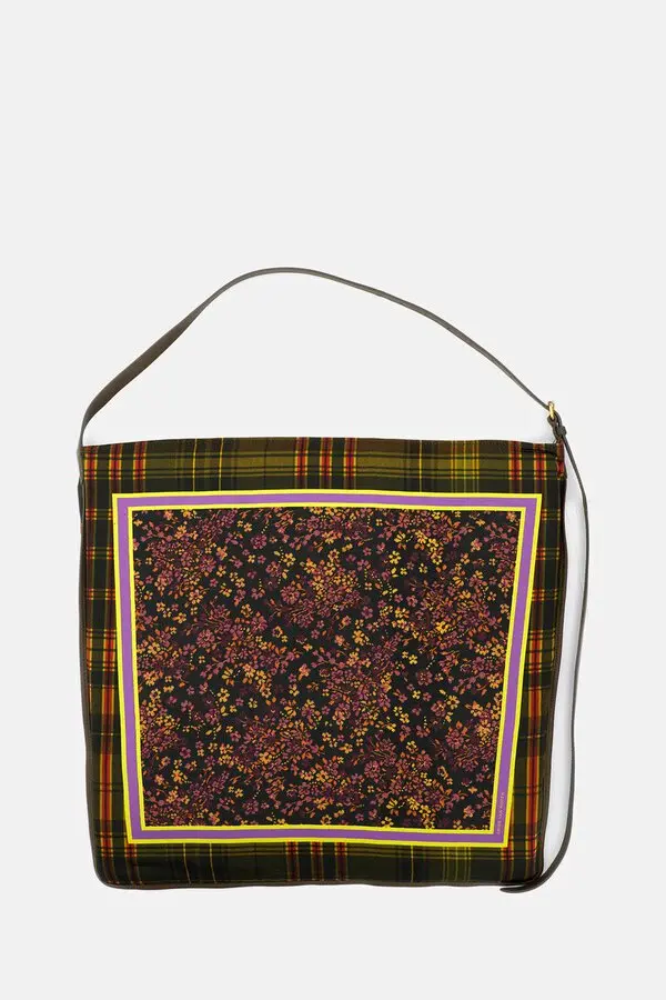 Dries Van Noten Printed Viscose Scarf Shoulder Bag - Multicolor