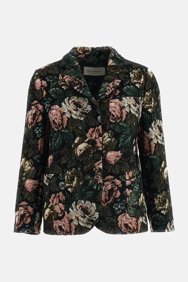 Dries Van Noten Floral Tapestry Jacquard Jacket