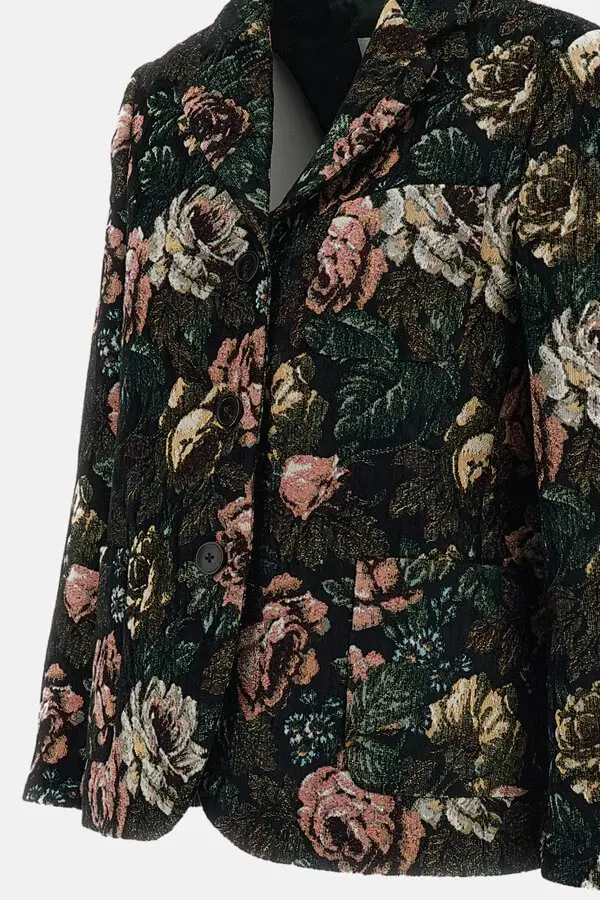 Dries Van Noten Floral Tapestry Jacquard Jacket