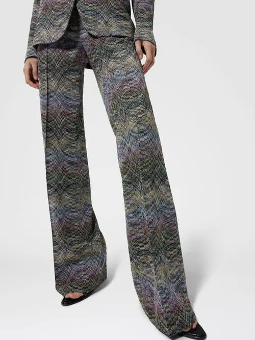 Missoni Tailored Space-dye Viscose Lamé Trousers