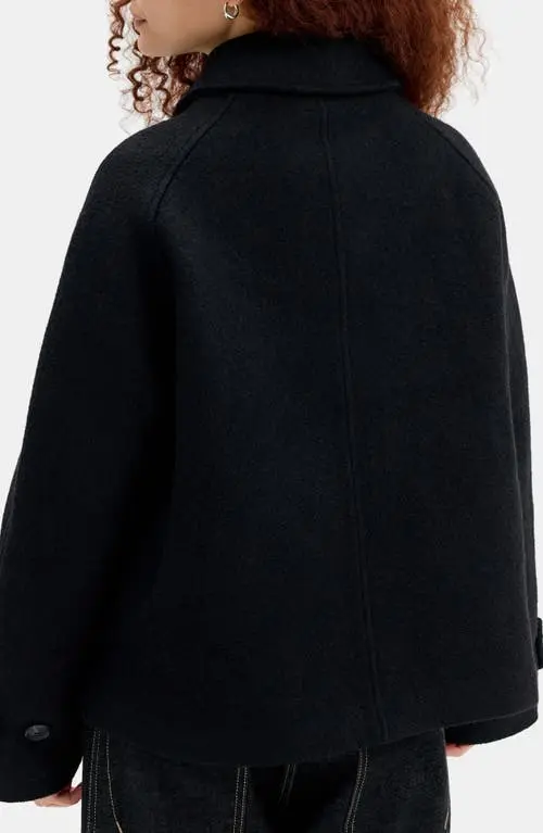 BDG URBAN OUTFITTERS Double Breasted Wool Blend Coat